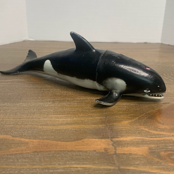 Toys | Vintage Orca Killer Whale Calf 4 Pvc Figure Figurine Marine Life ...